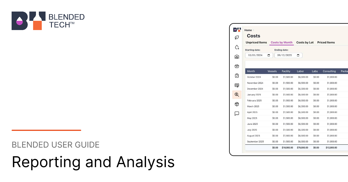 Reporting and Analysis | Blended User Guide